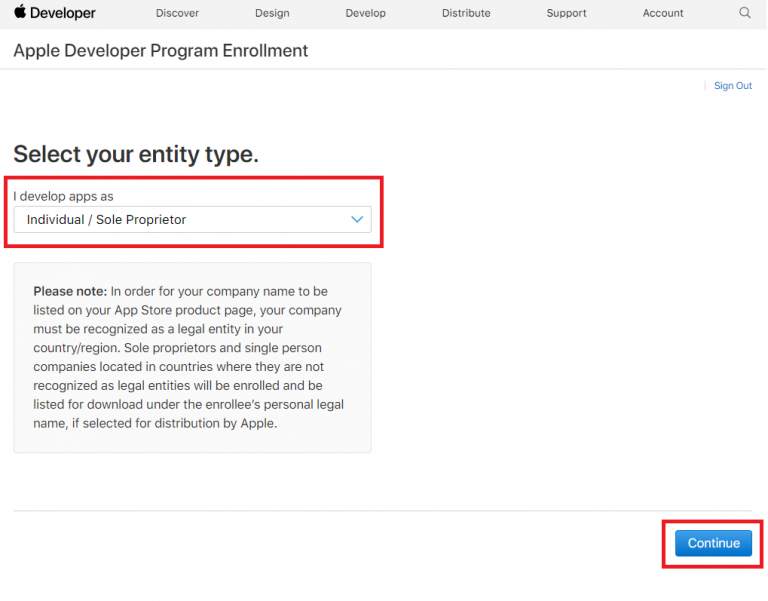 How to Create an Apple Individual Developer Account? - Mobiroller ...