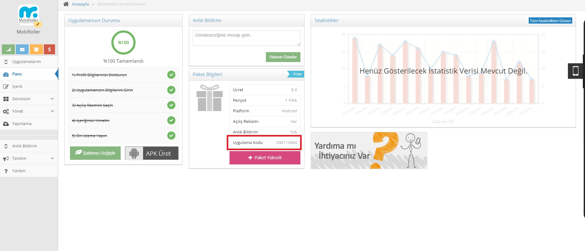 uygulama1 - Mobiroller Knowledge Base