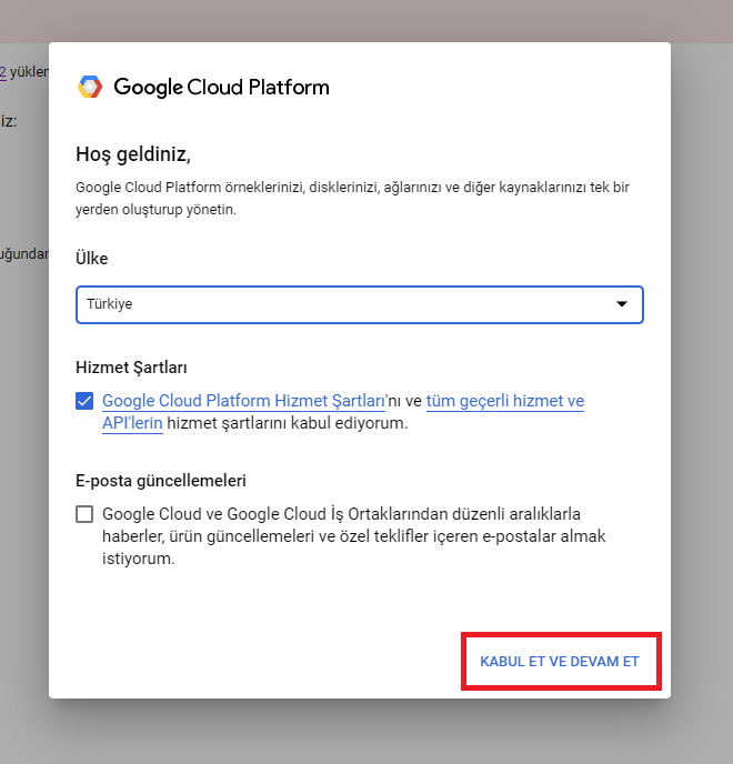 Google API Anahtarı Nasıl Alınır? - Mobiroller Bilgi Bankası
