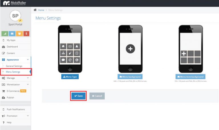 Step 3: Customize Your Designed App - Mobiroller Knowledge Base