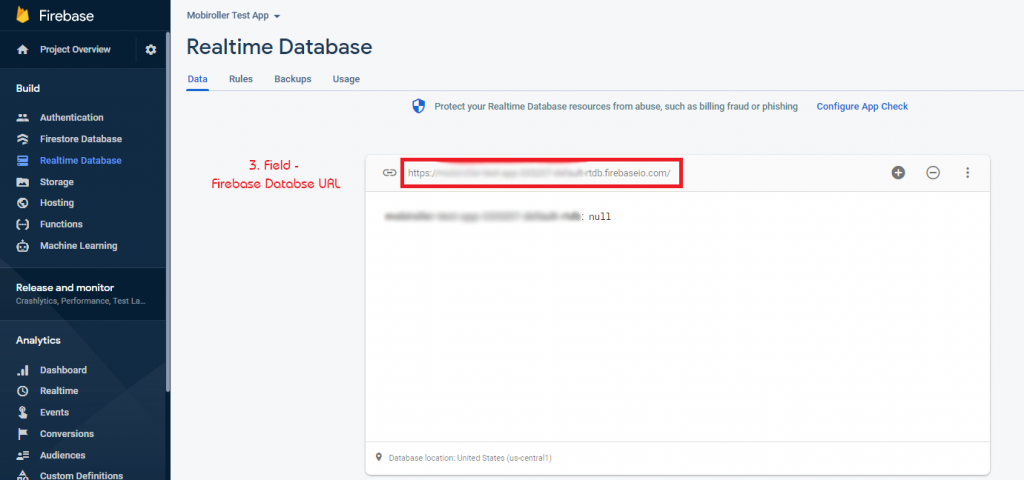 Chat/Messaging Module - Configuring Firebase Settings - Mobiroller ...