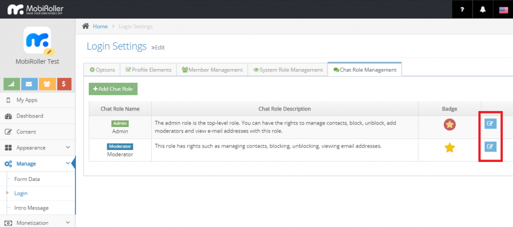 Using the Chat/Messaging Module - Mobiroller Knowledge Base
