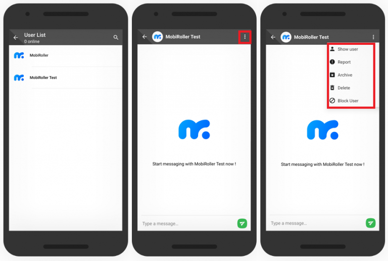 Using the Chat/Messaging Module - Mobiroller Knowledge Base