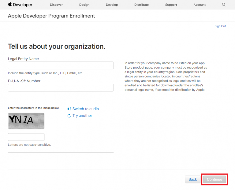 How to Create an Apple Enterprise Developer Account? - Mobiroller ...