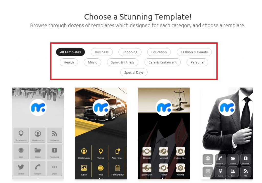 What is a Template Design? How Can it Be Changed? - Mobiroller ...