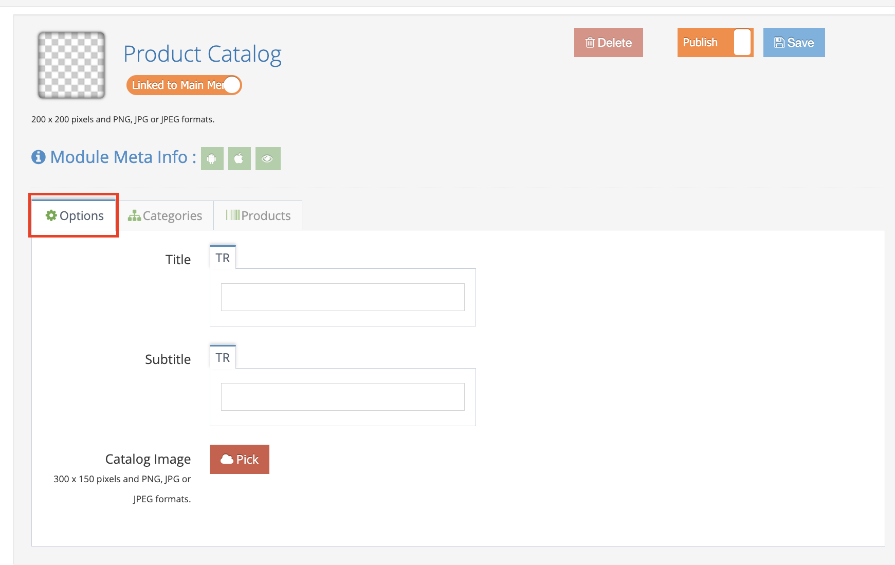 Product Catalogue and Portfolio - Mobiroller Knowledge Base
